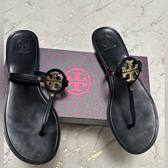 Tory Burch | Shoes | Tory Burch Mini Miller Flat Thong Slide Authentic ...